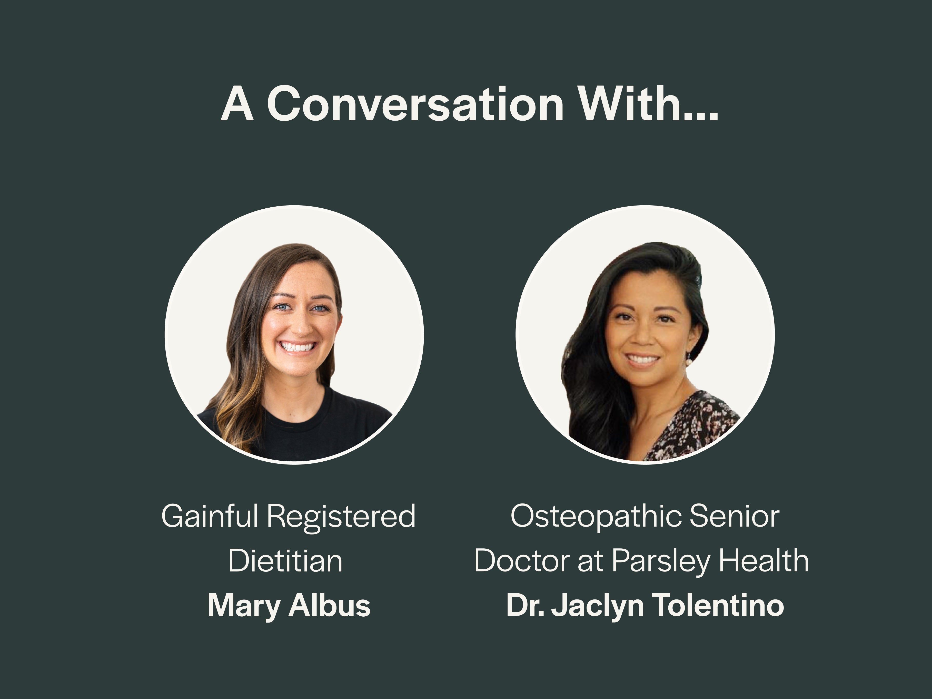 Setting Healthy Goals for 2022: A Conversation – Gainful